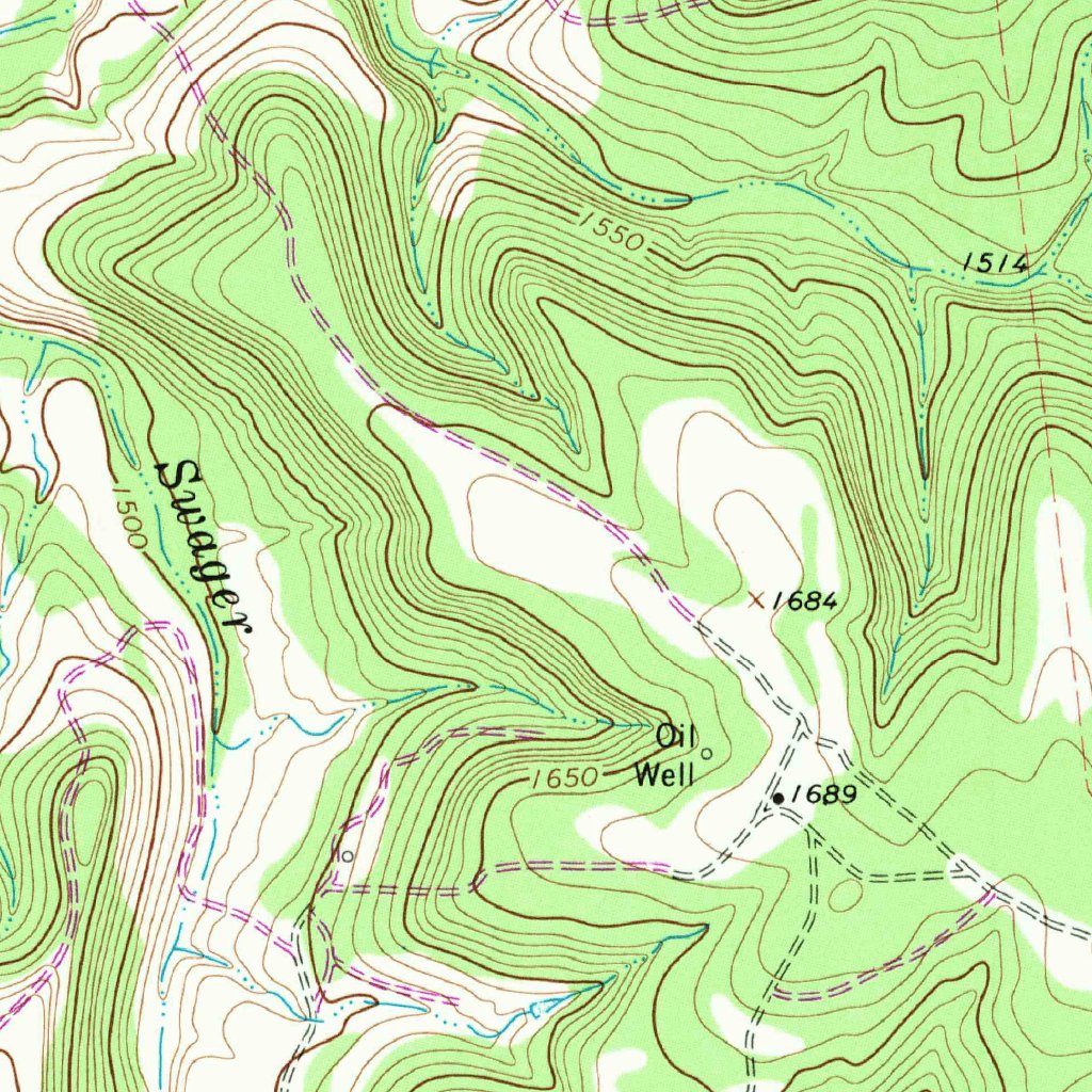 Lueders East, TX (1965, 24000-Scale) Map by United States Geological ...