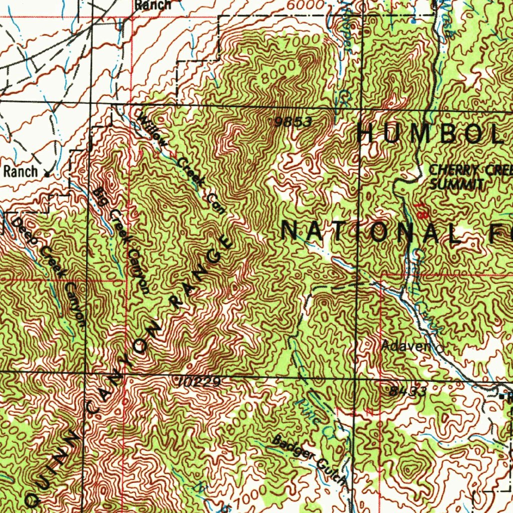 Lund, NV-UT (1956, 250000-Scale) Map by United States Geological Survey ...