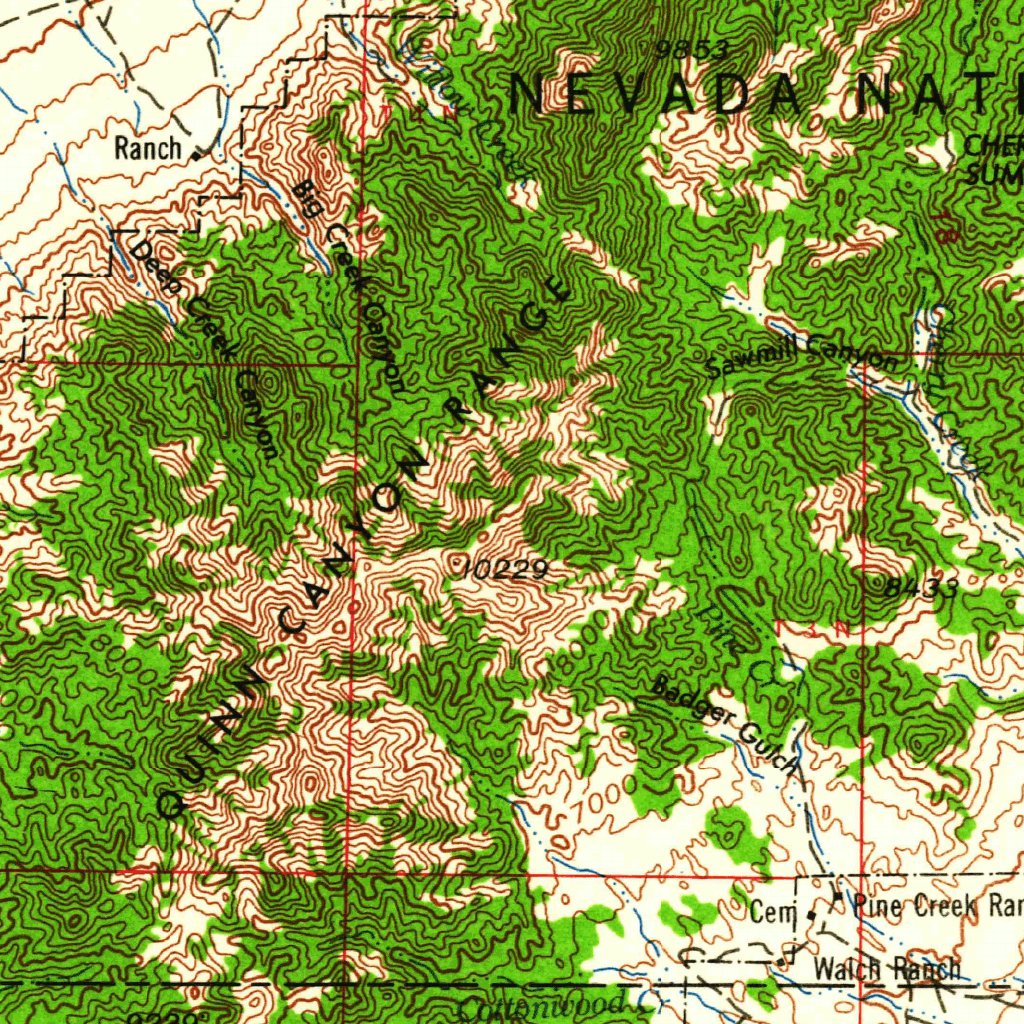 Lund, NV-UT (1960, 250000-Scale) Map by United States Geological Survey ...