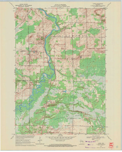 Lunds, WI (1969, 24000-Scale) Map by United States Geological Survey ...
