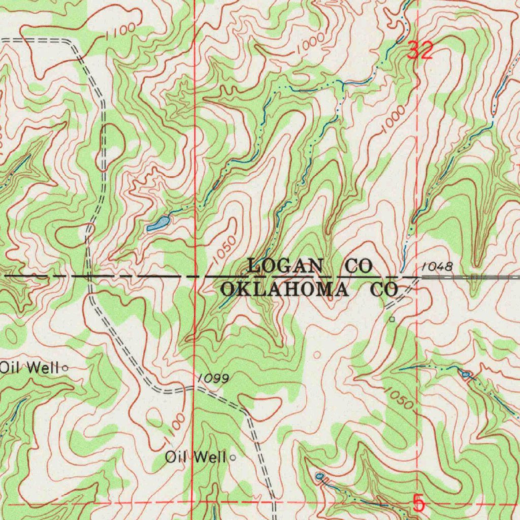 Luther, OK (1966, 24000-Scale) Map by United States Geological Survey ...
