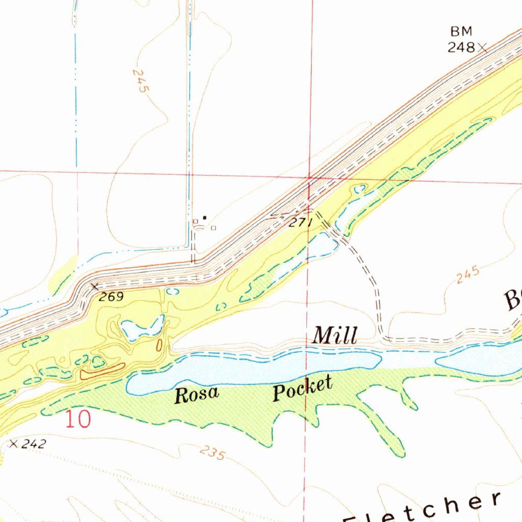 Luxora, AR-TN (1972, 24000-Scale) Map by United States Geological ...