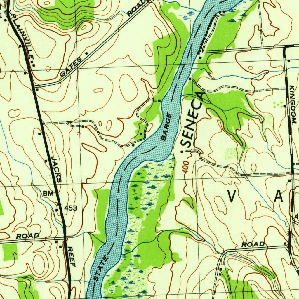 Lysander, NY (1943, 31680-Scale) Map by United States Geological Survey ...