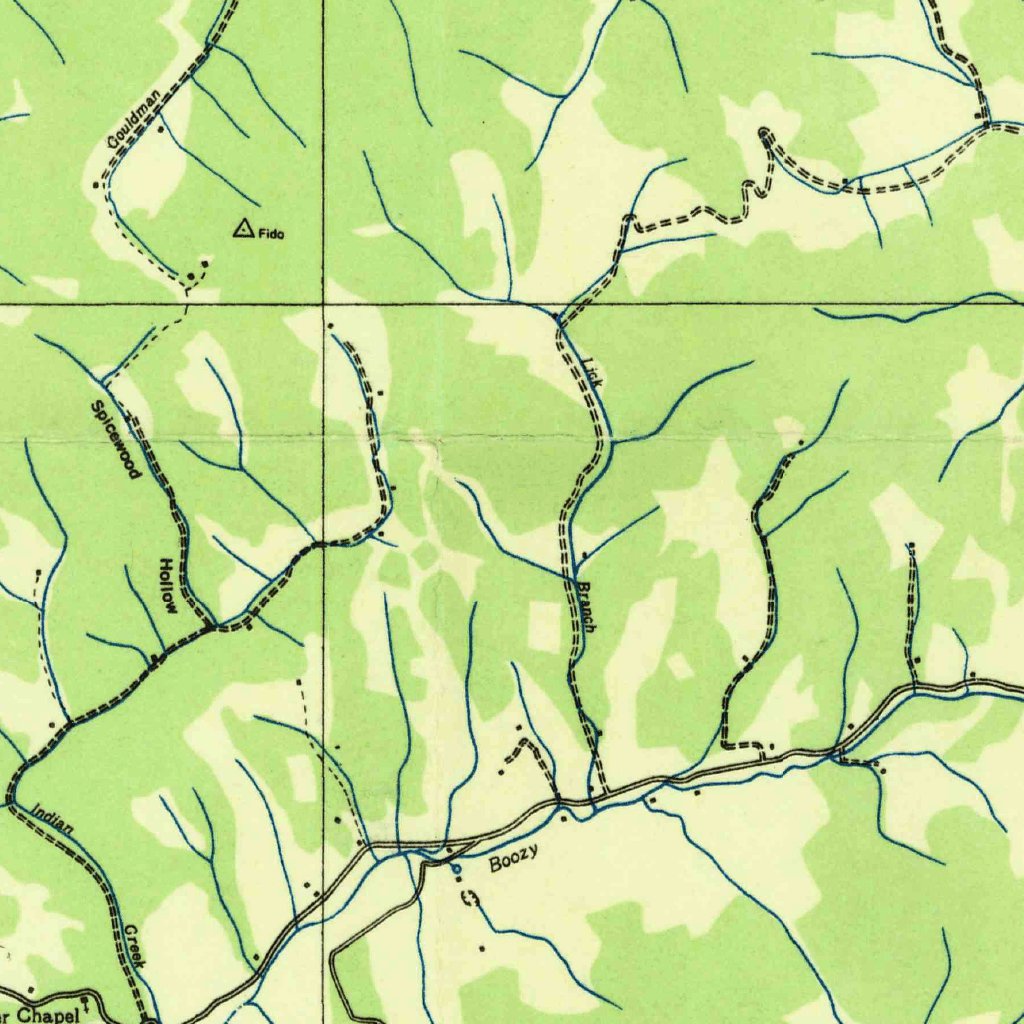 Maces Spring, VA-TN (1935, 48000-Scale) Map by United States Geological ...
