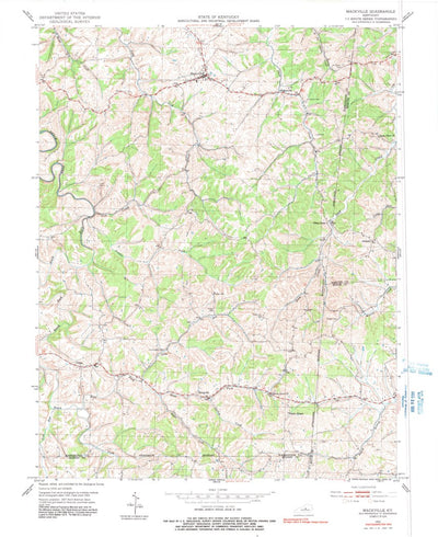 Mackville, KY (1953, 24000-Scale) Map by United States Geological ...