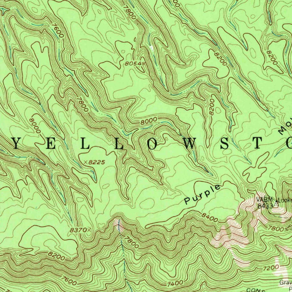 Madison Junction, WY (1958, 62500-Scale) Map by United States ...