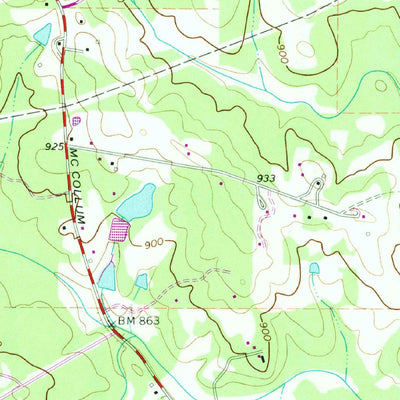 Madras, GA (1965, 24000-Scale) Map by United States Geological Survey ...