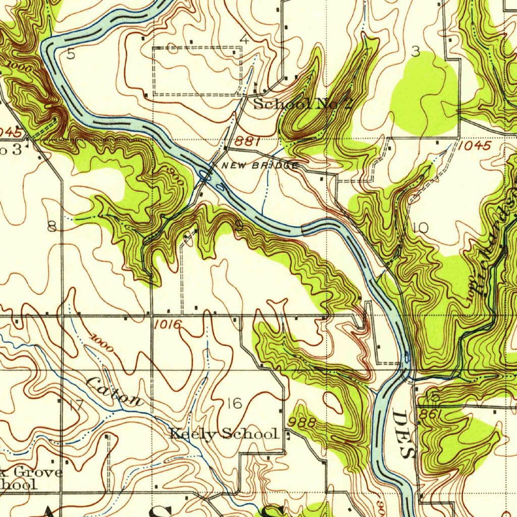 Madrid, IA (1911, 62500-Scale) Map by United States Geological Survey ...
