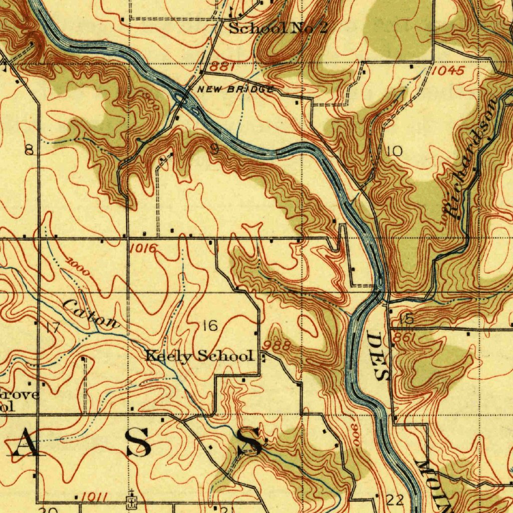 Madrid, IA (1914, 62500-Scale) Map by United States Geological Survey ...