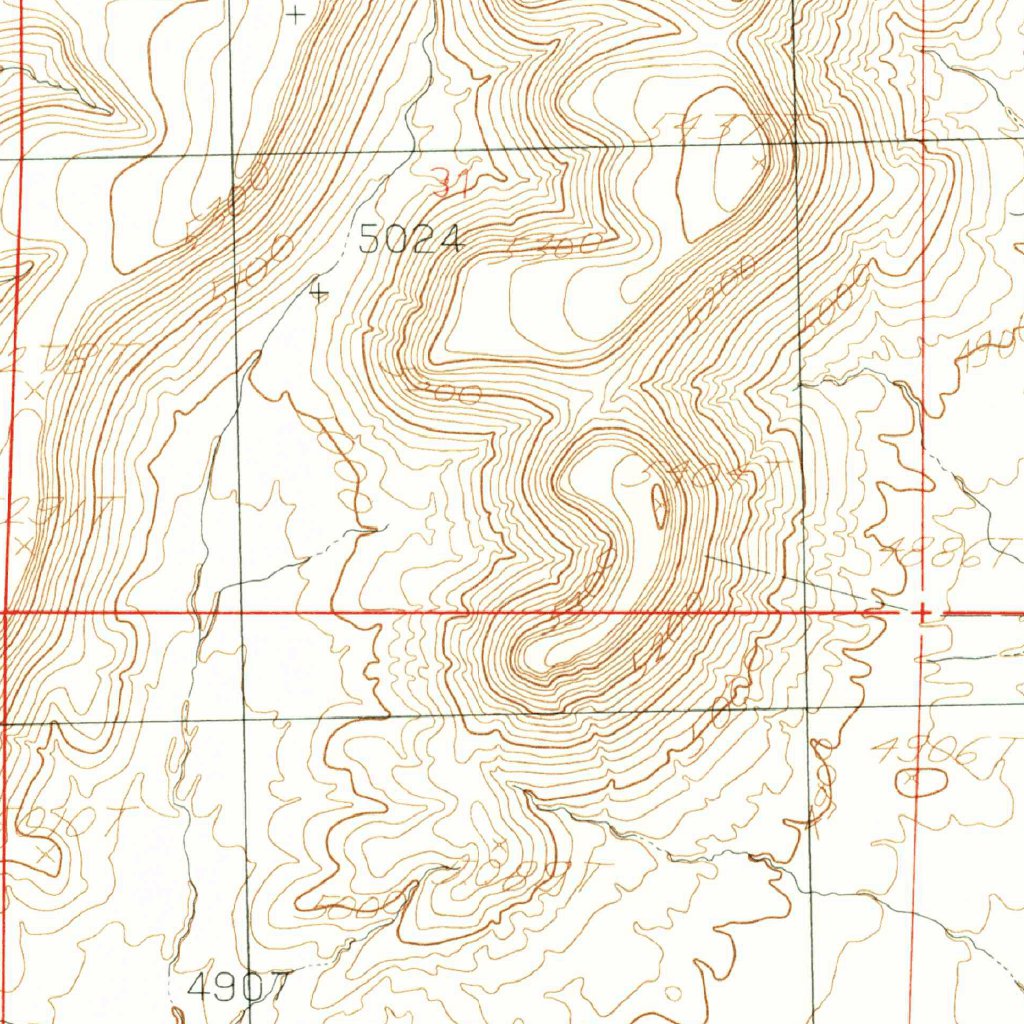 Magdalena Peak, NM (1985, 24000-Scale) Map by United States Geological ...