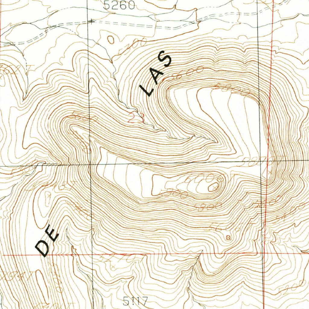 Magdalena Peak, NM (1985, 24000-Scale) Map by United States Geological ...