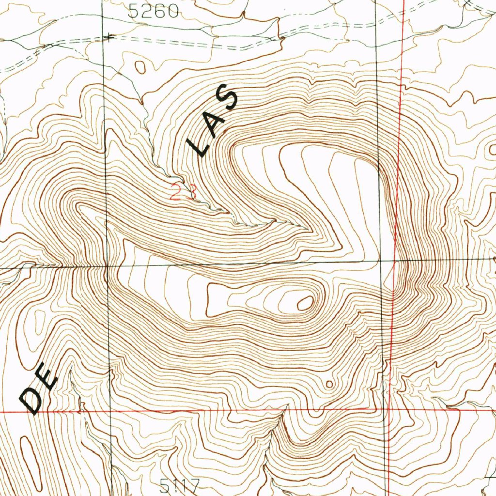 Magdalena Peak, NM (1996, 24000-Scale) Map by United States Geological ...