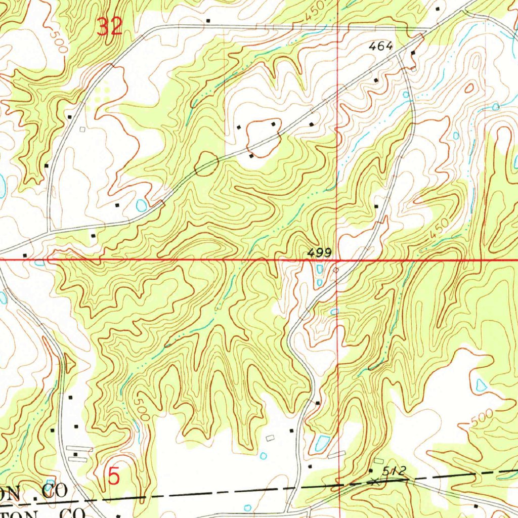 Magee South, MS (1975, 24000-Scale) Map by United States Geological ...
