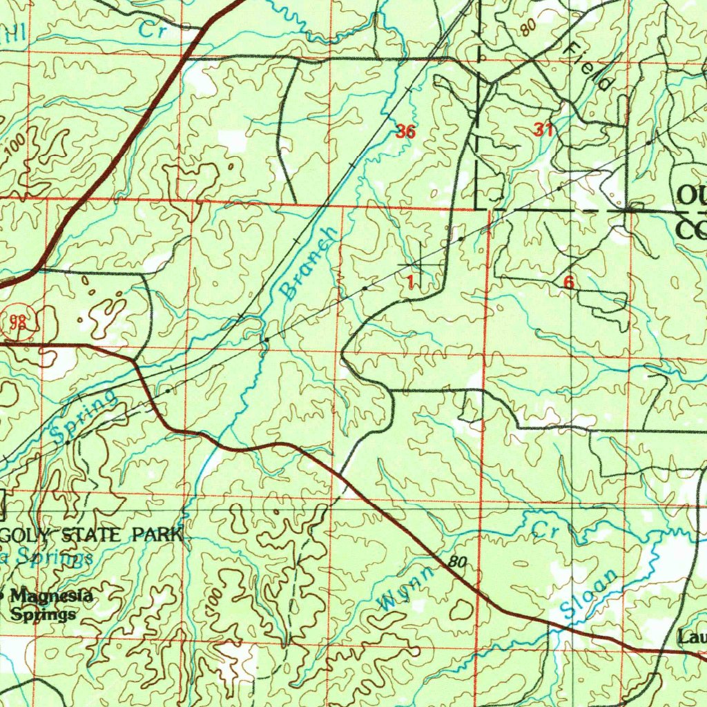 Magnolia, AR-LA (1986, 100000-Scale) Map by United States Geological ...