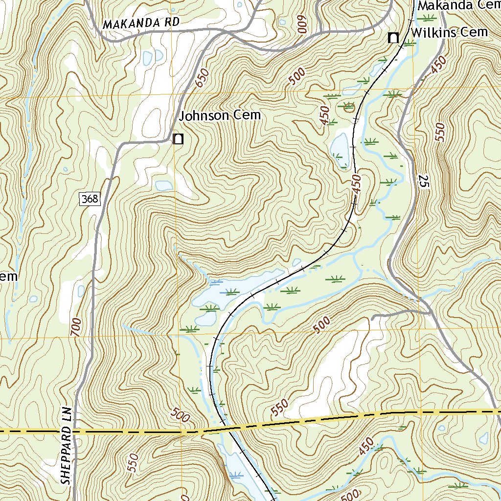 Makanda, IL (2021, 24000-Scale) Map by United States Geological Survey ...