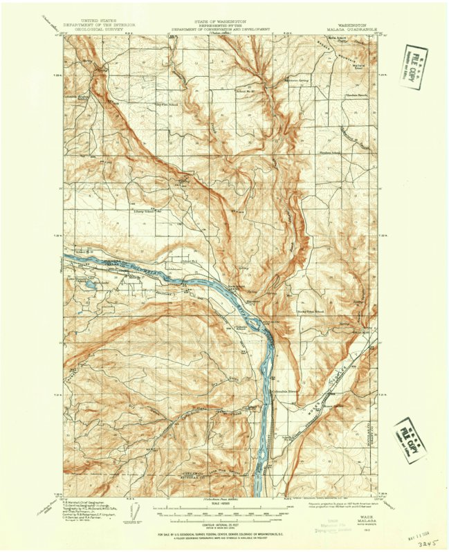 Malaga, WA (1912, 62500-Scale) Map by United States Geological Survey ...