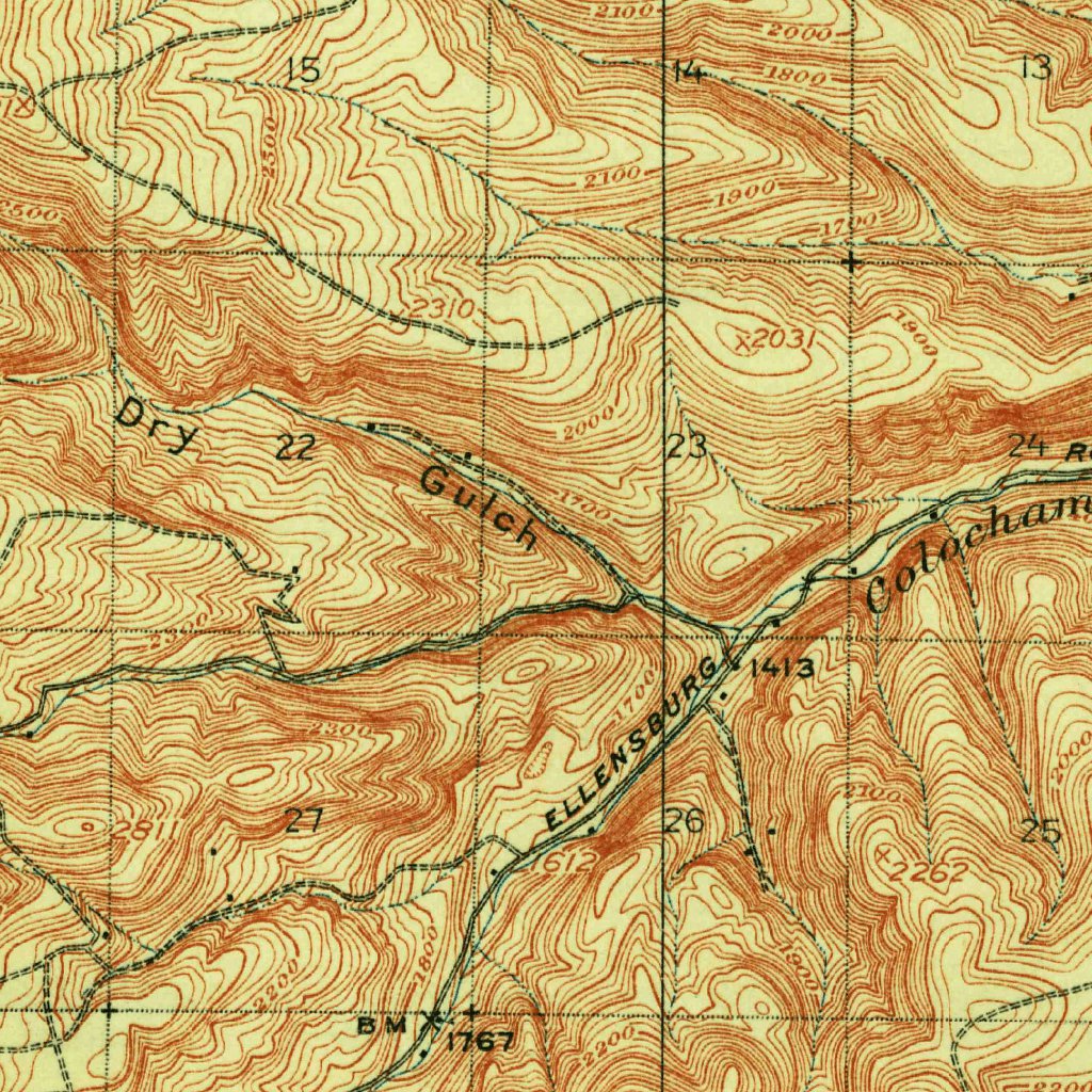 Malaga, WA (1914, 62500-Scale) Map by United States Geological Survey ...