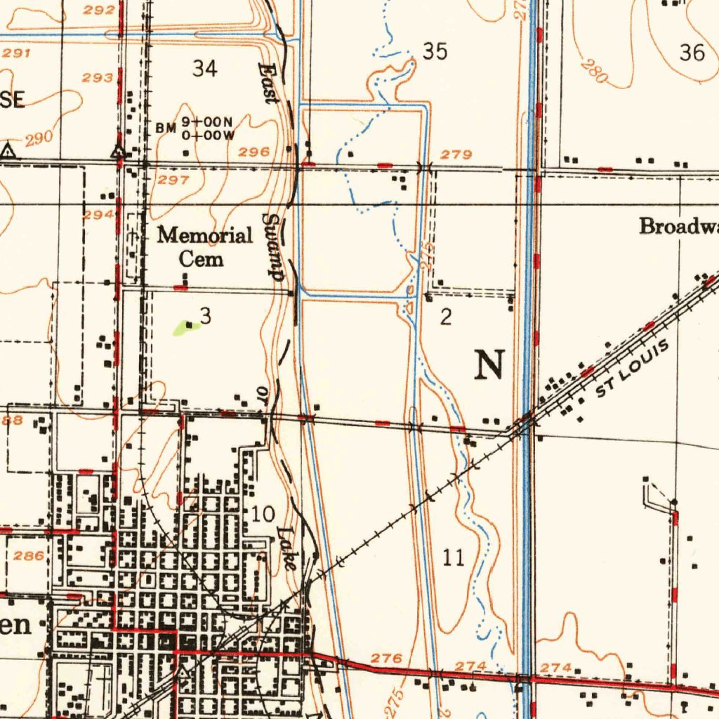 Malden, MO (1956, 62500-Scale) Map by United States Geological Survey ...