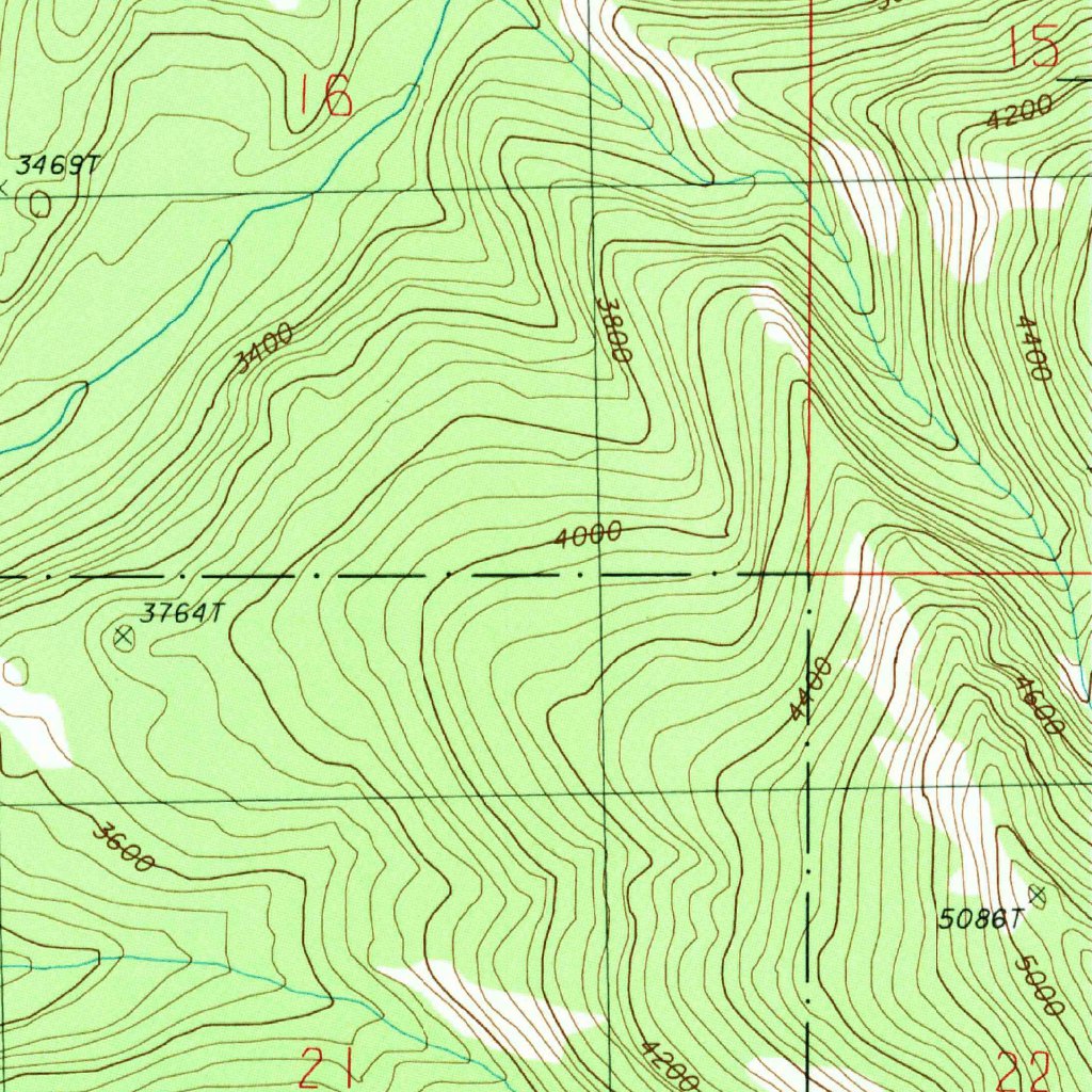 Malo, WA (1988, 24000-Scale) Map by United States Geological Survey ...