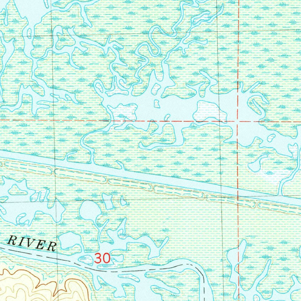 Malone, MS (1982, 24000-Scale) Map by United States Geological Survey ...