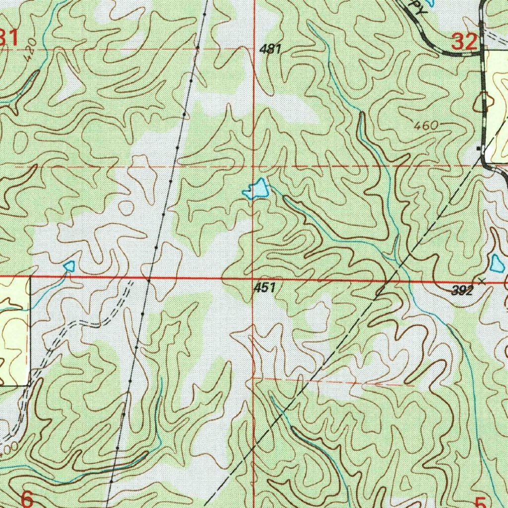 Malone, MS (2000, 24000-Scale) Map by United States Geological Survey ...