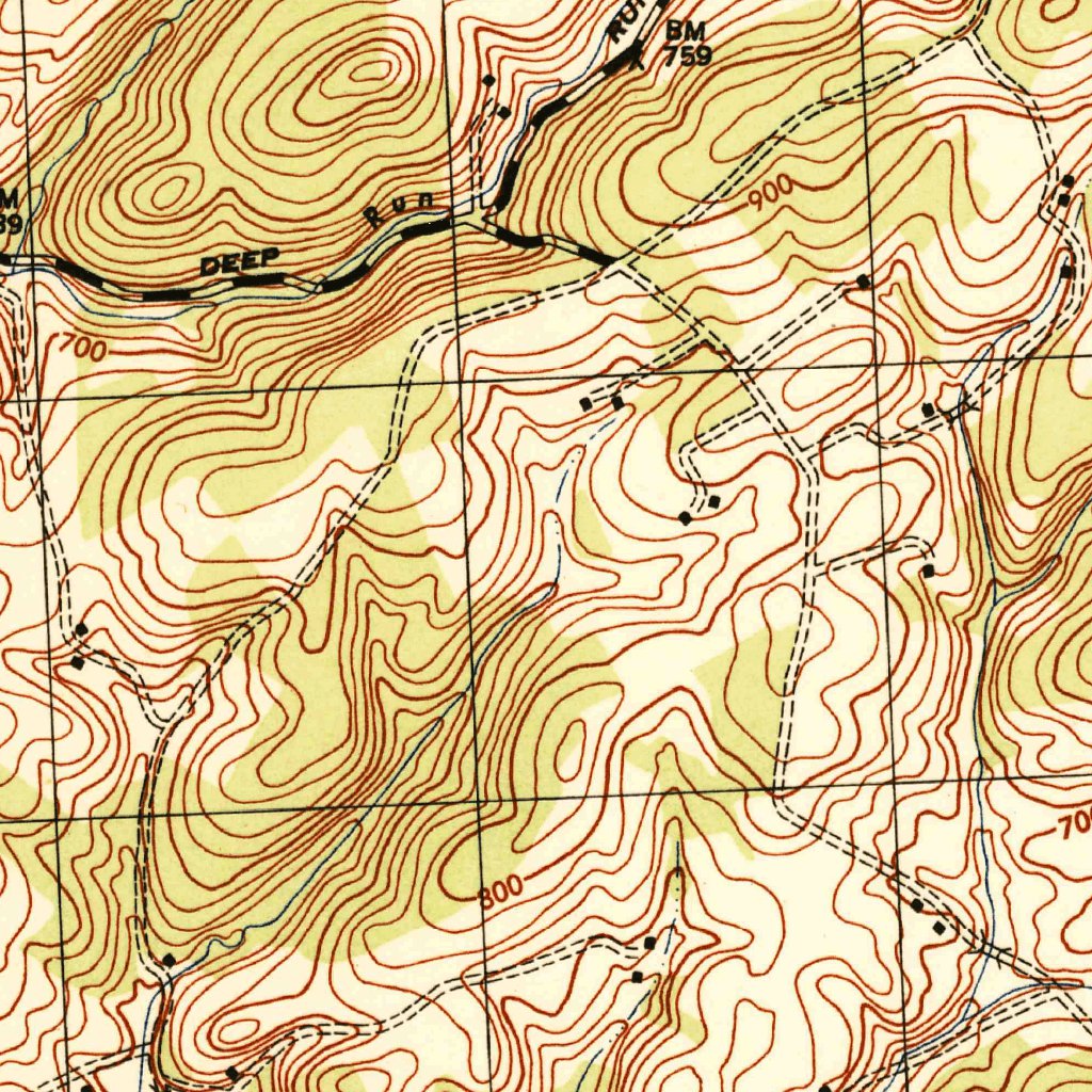 Manchester, MD-PA (1944, 31680-Scale) Map by United States Geological ...