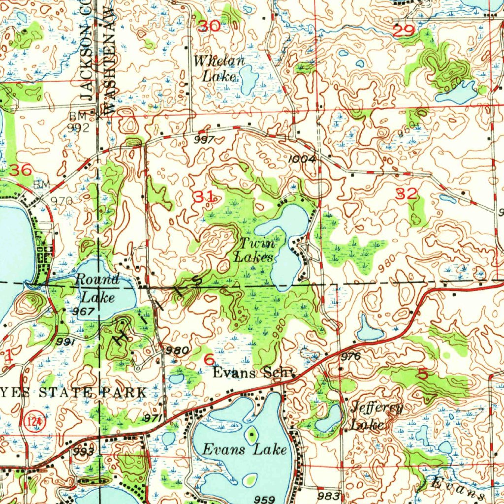 Manchester, MI (1949, 62500-Scale) Map by United States Geological ...