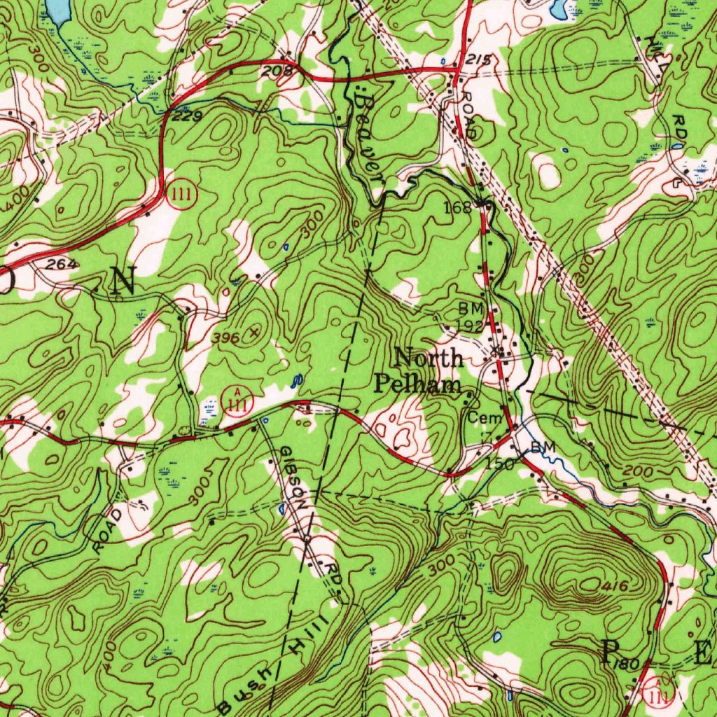 Manchester, NH (1953, 62500-Scale) Map by United States Geological ...