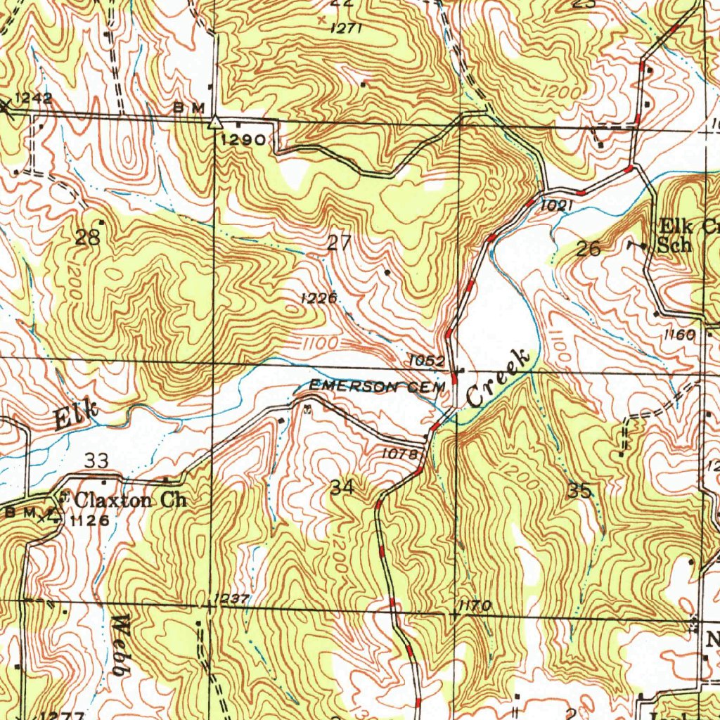 Manes, MO (1941, 62500-Scale) Map by United States Geological Survey ...