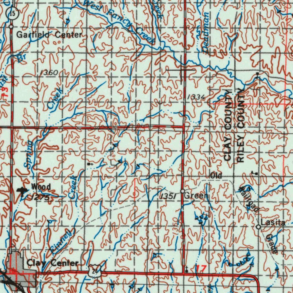 Manhattan, KS (1955, 250000-Scale) Map by United States Geological ...