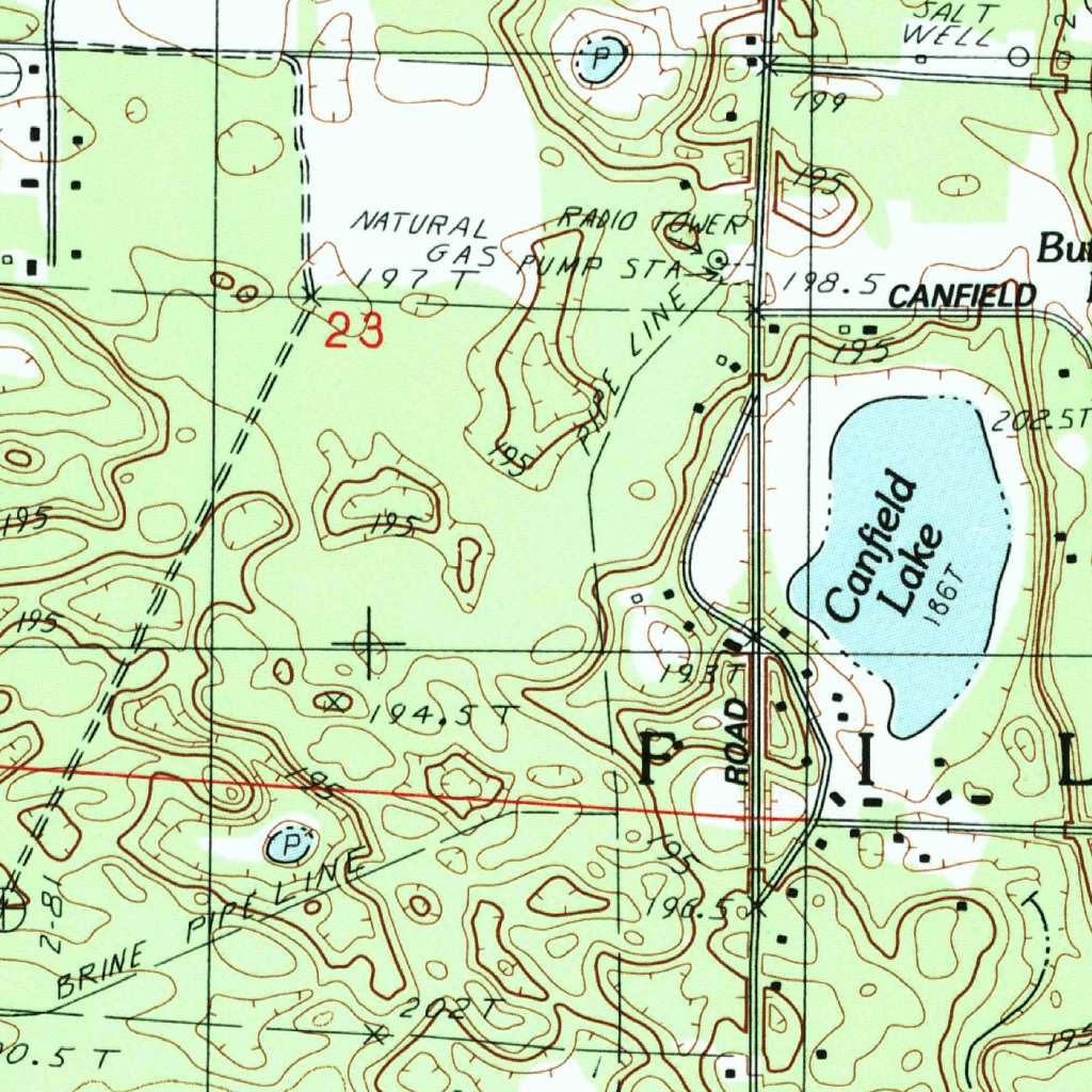 Manistee, MI (1982, 24000-Scale) Map by United States Geological Survey ...