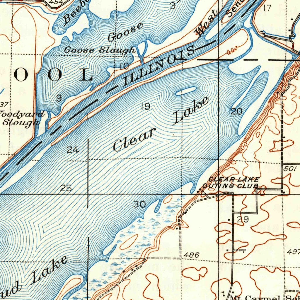 Manito, IL (1932, 62500-Scale) Map by United States Geological Survey ...
