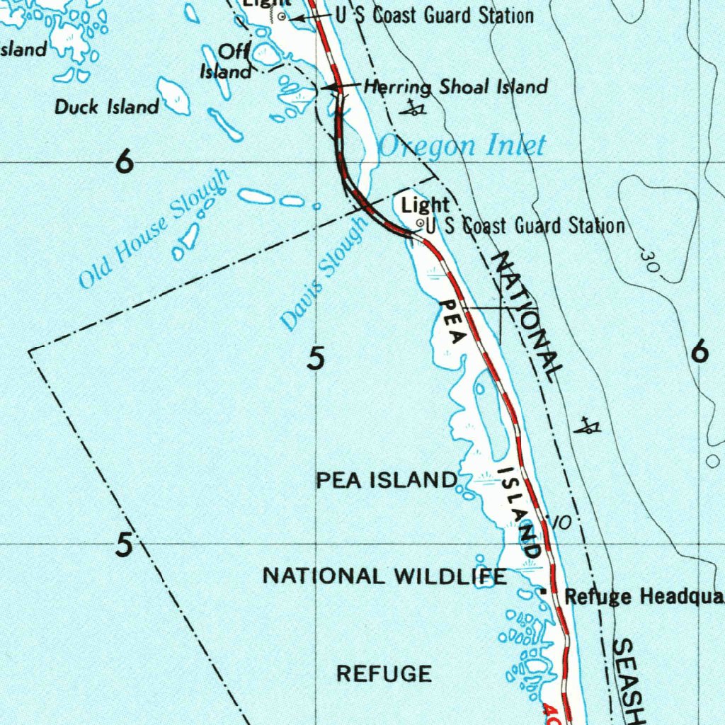 Manteo, NC (1957, 250000-Scale) Map by United States Geological Survey ...