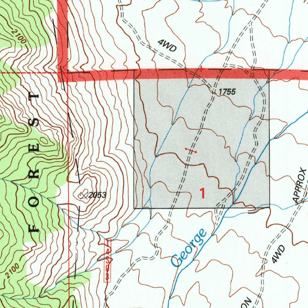 Manzanar, CA (1994, 24000-Scale) Map by United States Geological Survey ...