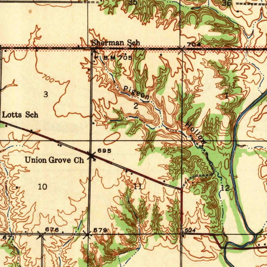 Maquon, IL (1943, 62500-Scale) Map by United States Geological Survey ...