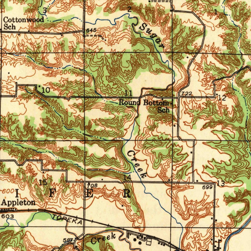 Maquon, IL (1943, 62500-Scale) Map by United States Geological Survey ...