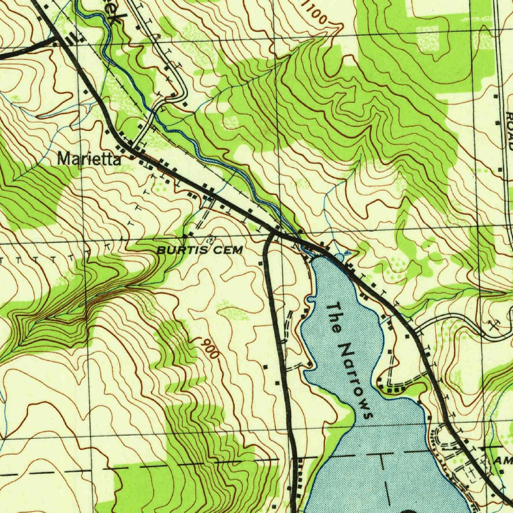 Marcellus, NY (1943, 31680-Scale) Map by United States Geological ...