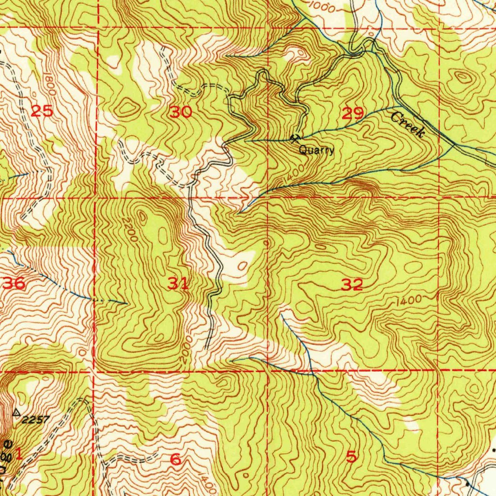 Marcola, OR (1952, 62500-Scale) Map by United States Geological Survey ...