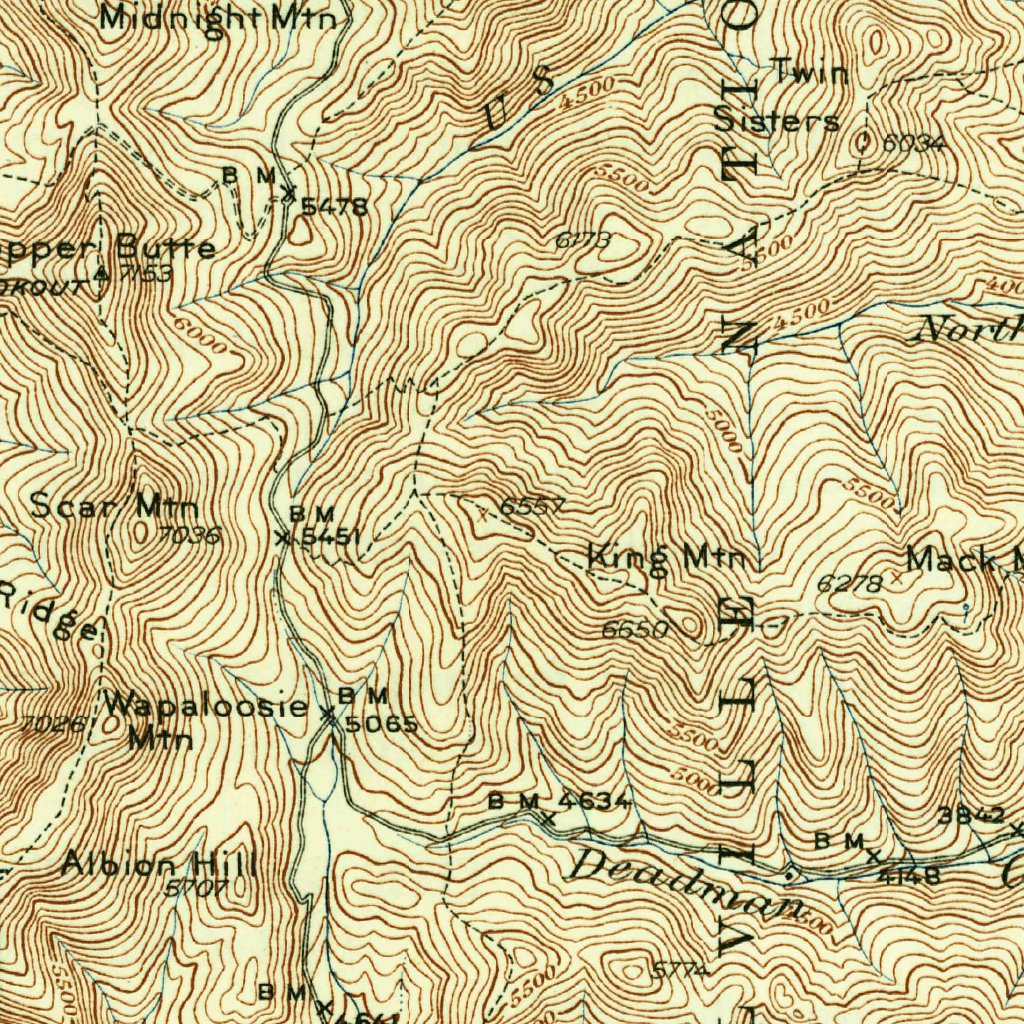 Marcus, WA (1942, 125000-Scale) Map by United States Geological Survey ...