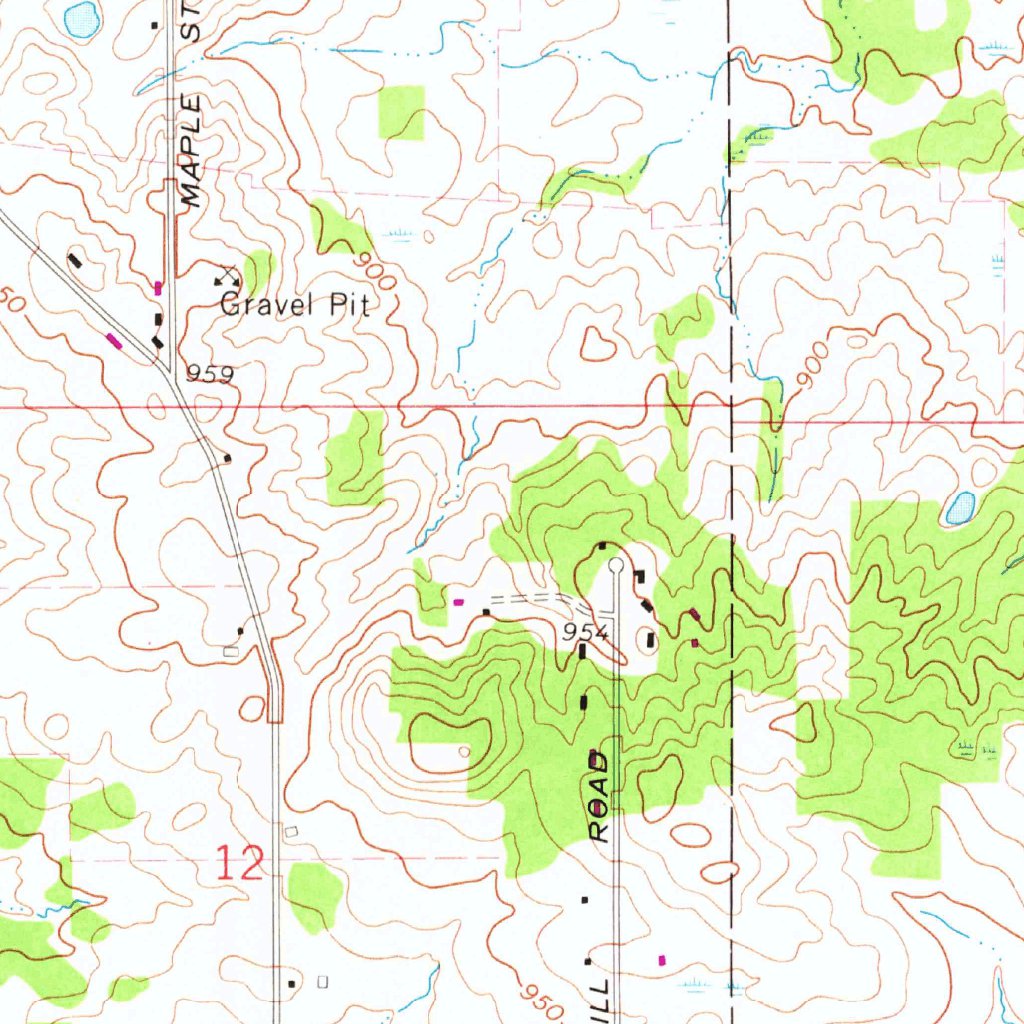 Marengo South, IL (1968, 24000-Scale) Map by United States Geological ...