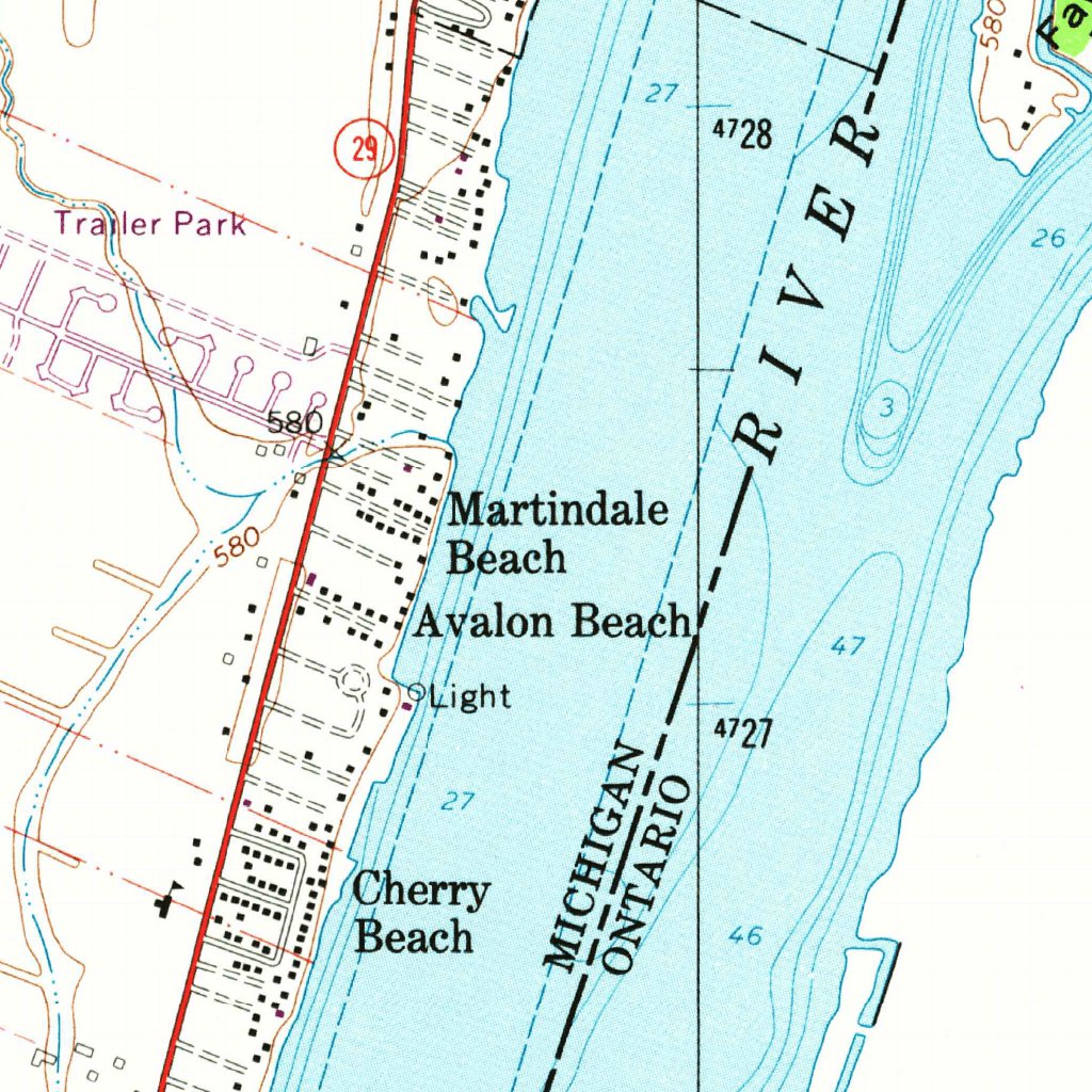 Marine City, MI (1968, 24000-Scale) Map by United States Geological ...