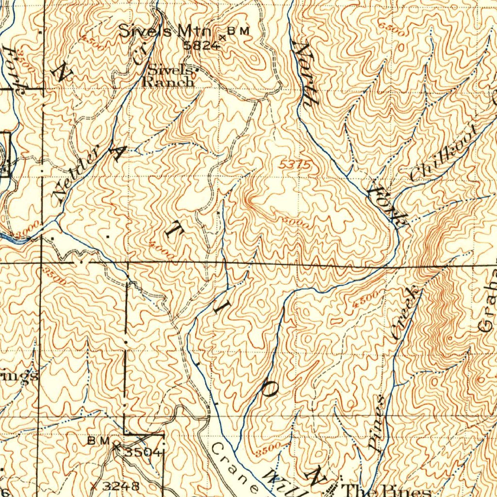 Mariposa, CA (1912, 125000-Scale) Map by United States Geological ...