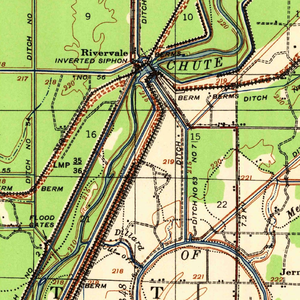 Marked Tree, AR (1941, 62500-Scale) Map by United States Geological ...