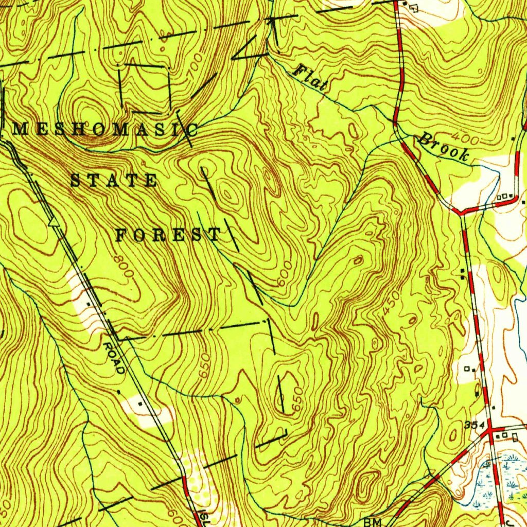 Marlborough, CT (1953, 31680-Scale) Map by United States Geological ...