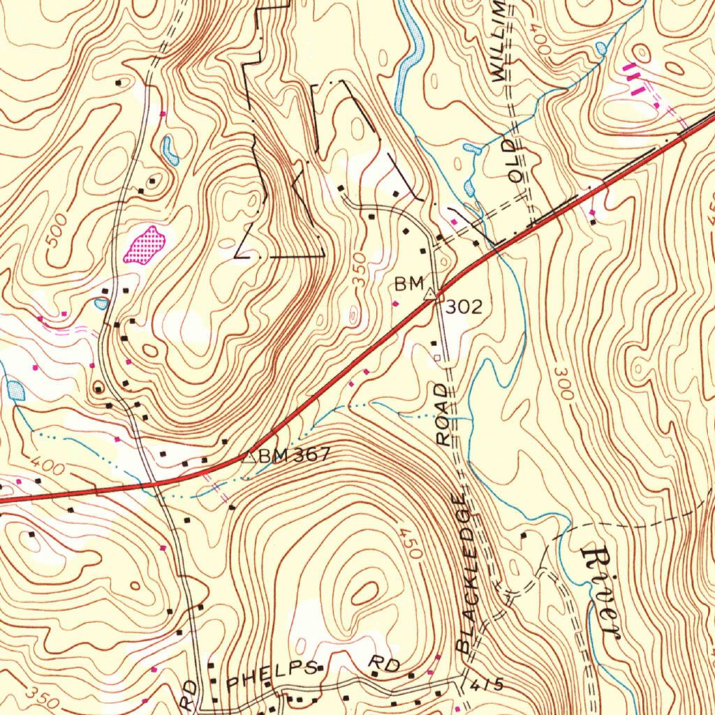 Marlborough, CT (1967, 24000-Scale) Map by United States Geological ...