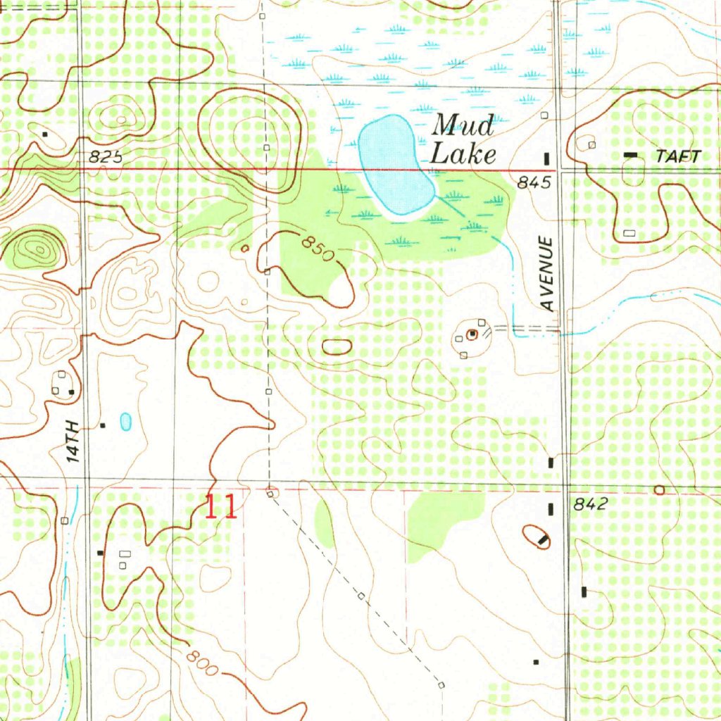 Marne, MI (1980, 24000-Scale) Map by United States Geological Survey ...