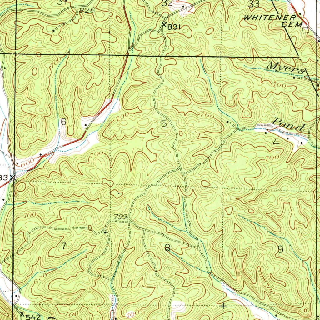 Marquand, MO (1933, 62500-Scale) Map by United States Geological Survey ...