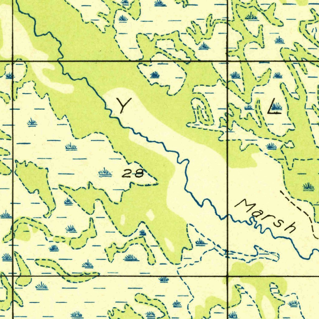 Marsh Creek Pool, MI (1931, 31680-Scale) Map by United States ...
