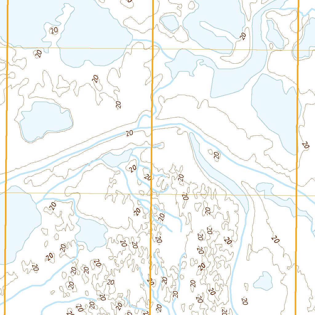 Marshall D-7 SE, AK (2020, 25000-Scale) Map by United States Geological ...