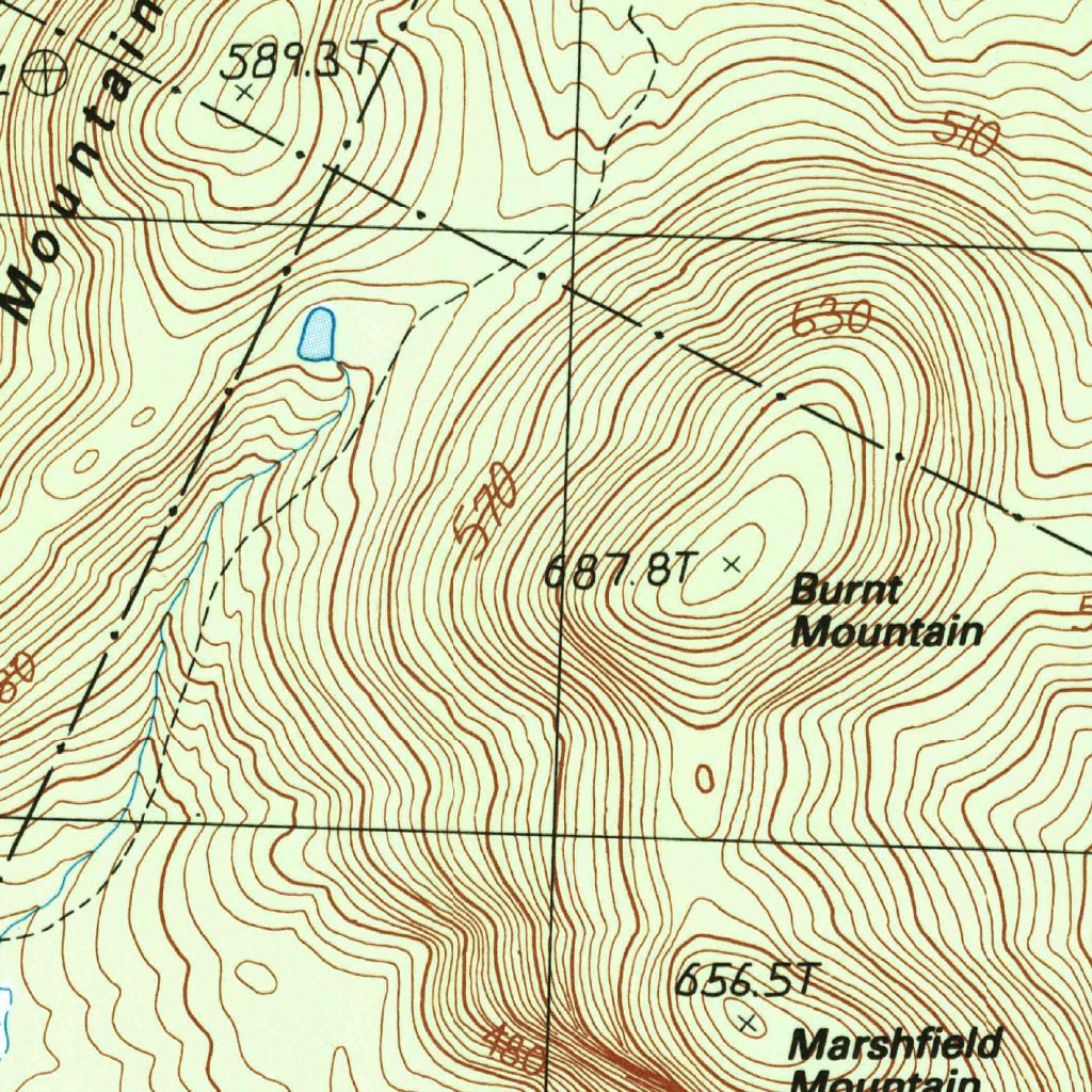 Marshfield, VT (1986, 24000-Scale) Map by United States Geological ...